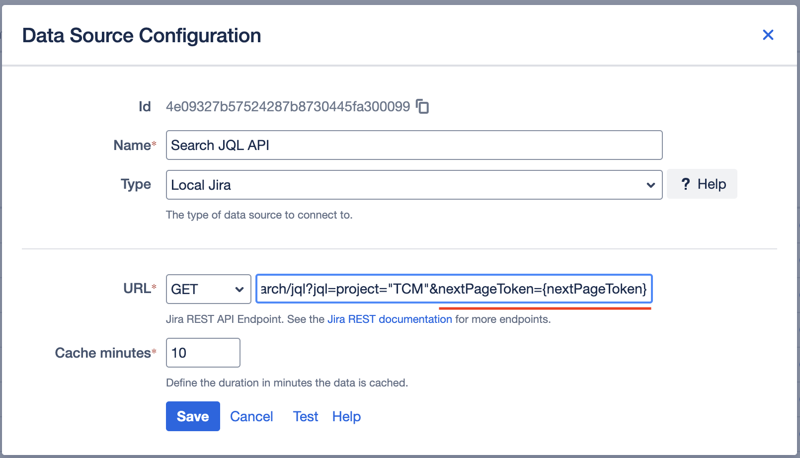 Local Jira - Search API JQL